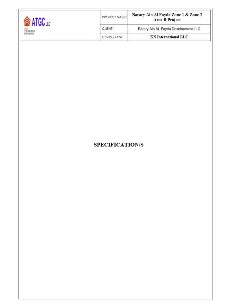 2-Specification Sub Base | PDF