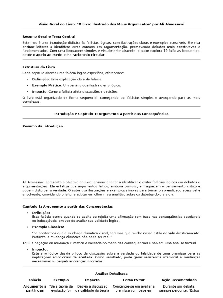 O Livro Ilustrado Dos Maus Argumentos | PDF | Falácia | Argumento O Livro Ilustrado Dos Maus Argumentos | PDF | Falácia | Argumento