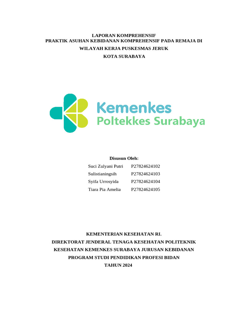 Blok 1 Askeb Remaja | PDF