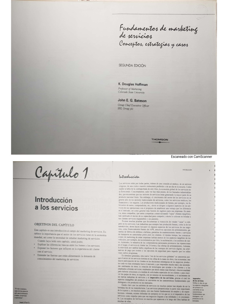 Fundamentos Del MKT de Servicios - K. Douglas Hoffman - Cap 1 y 2 | PDF