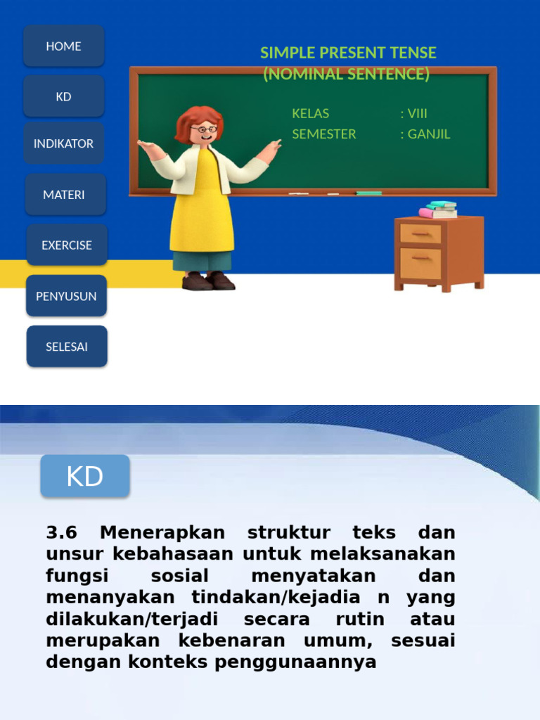 Zakiatun Nufus 2320117 PPT Simple Present Tense 2 | PDF