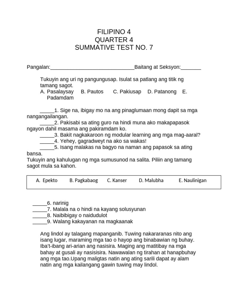 Summative 7 | PDF