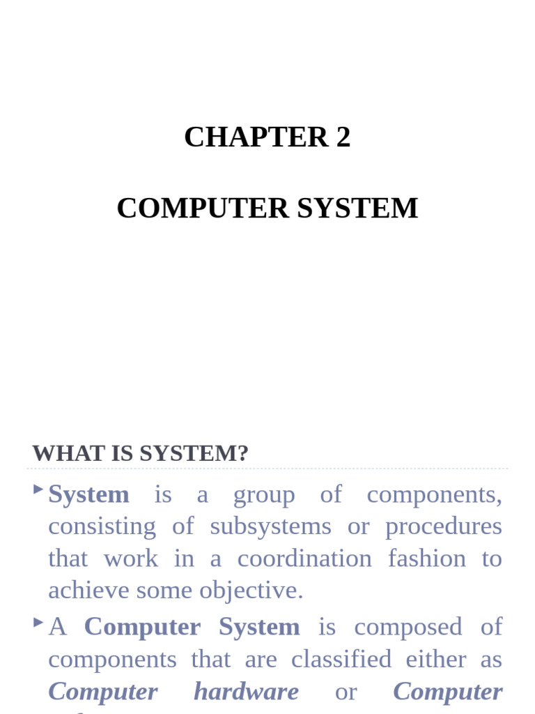 Chapter 2 Computer System | PDF | Computer Data Storage | Random Access ... Chapter 2 Computer System | PDF | Computer Data Storage | Random Access ...