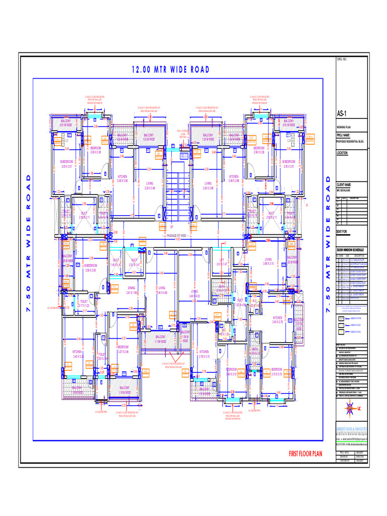 Devalkar First Floor Working Plan | PDF
