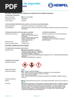 Hoja De Seguridad Thinner Comex 2023 Pdf Agua Química