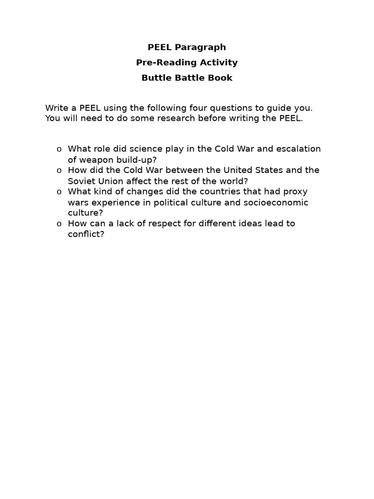 PEEL Paragraph - DR Seuss - PreReading | PDF