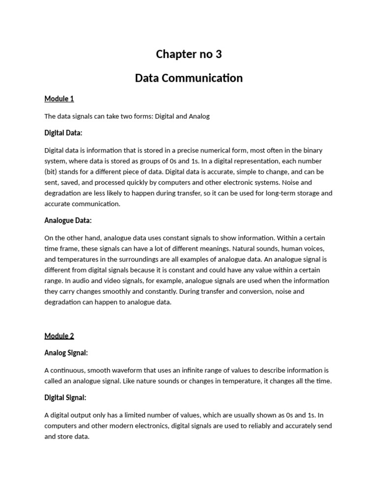cs601 Lesson 3 | PDF | Bit Rate | Bandwidth (Signal Processing)