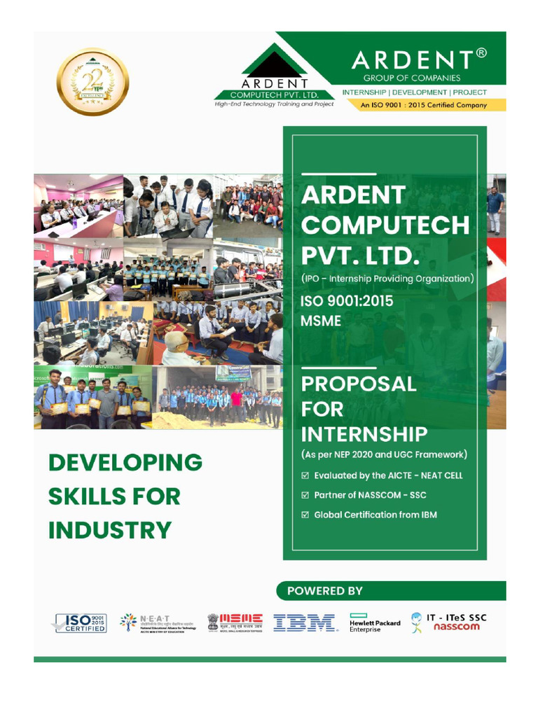 Ardent Brochure | PDF | Artificial Intelligence | Intelligence (AI) & Semantics