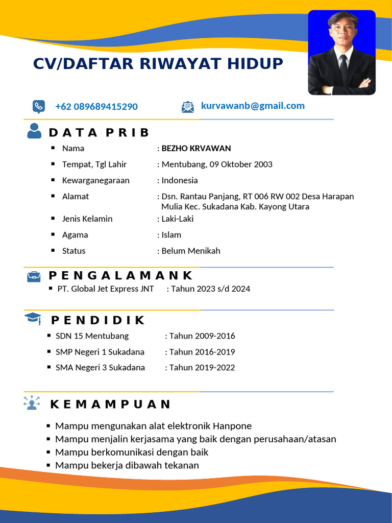 CV Versi#14 | PDF