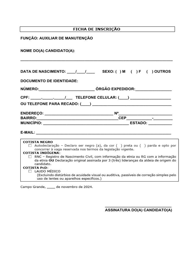 FICHA-DE-INSCRICAO | PDF FICHA-DE-INSCRICAO | PDF