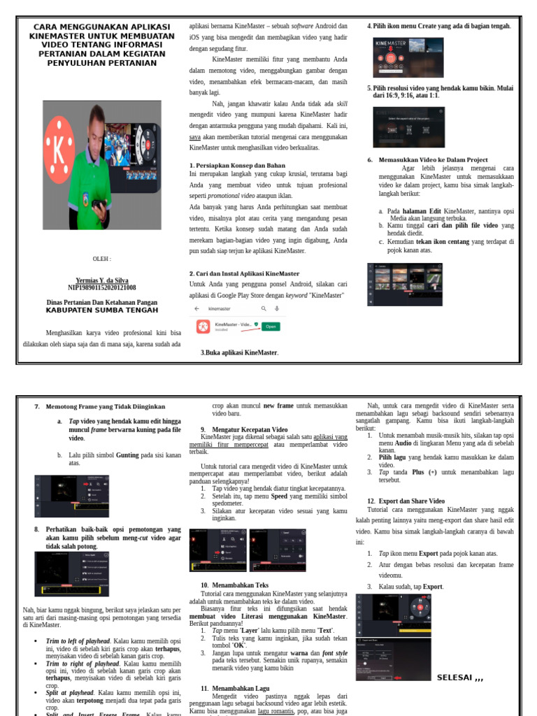 Leafleat Kinemaster | PDF