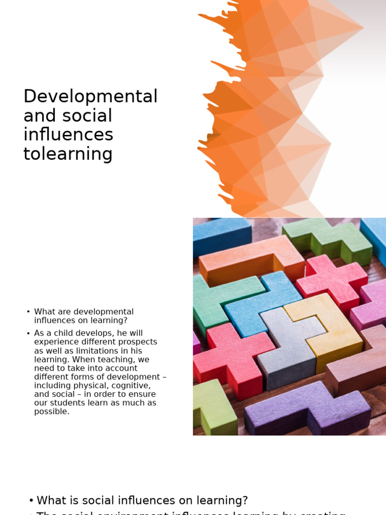 Developmental and Social Learning Factors | PDF | Learning ...