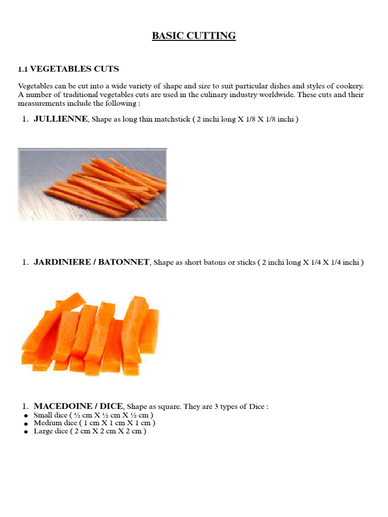Basic Cutting Pdf Pdf