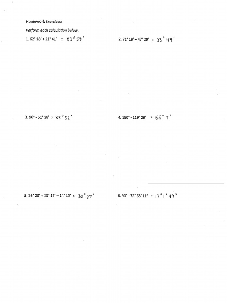 Lesson 2 Homework Answers | PDF