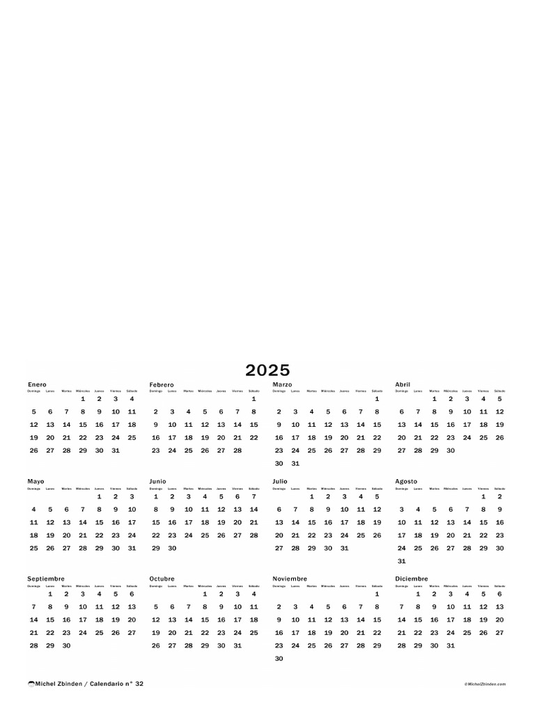 Calendario Michel Zbinden | PDF