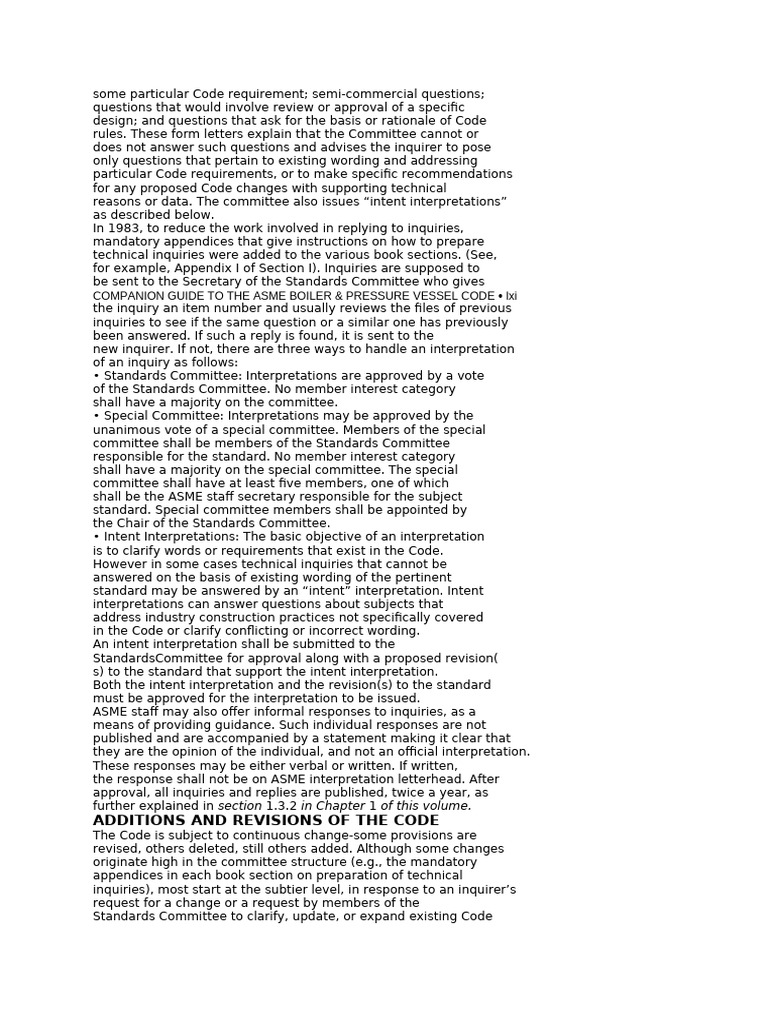 Code Inquiry and Interpretation Process | PDF | Committee