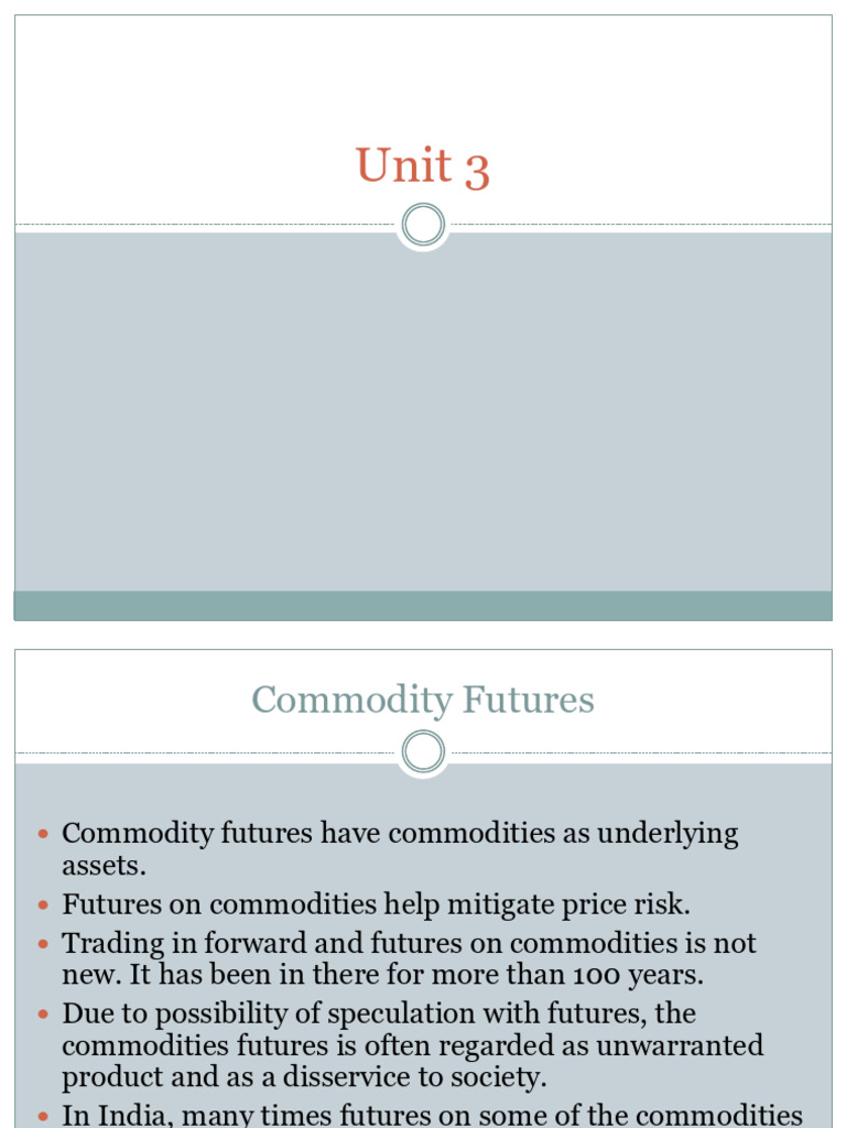 Futures | PDF | Futures Contract | Hedge (Finance)