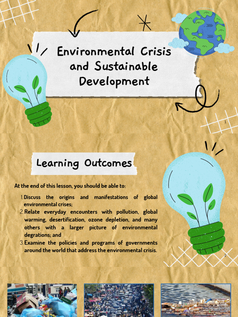 Global Environmental Crisis Overview | PDF | Climate Change | Pollution