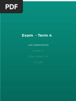 English P2 Grade 10 Term 4 Exam 2024.pages | PDF