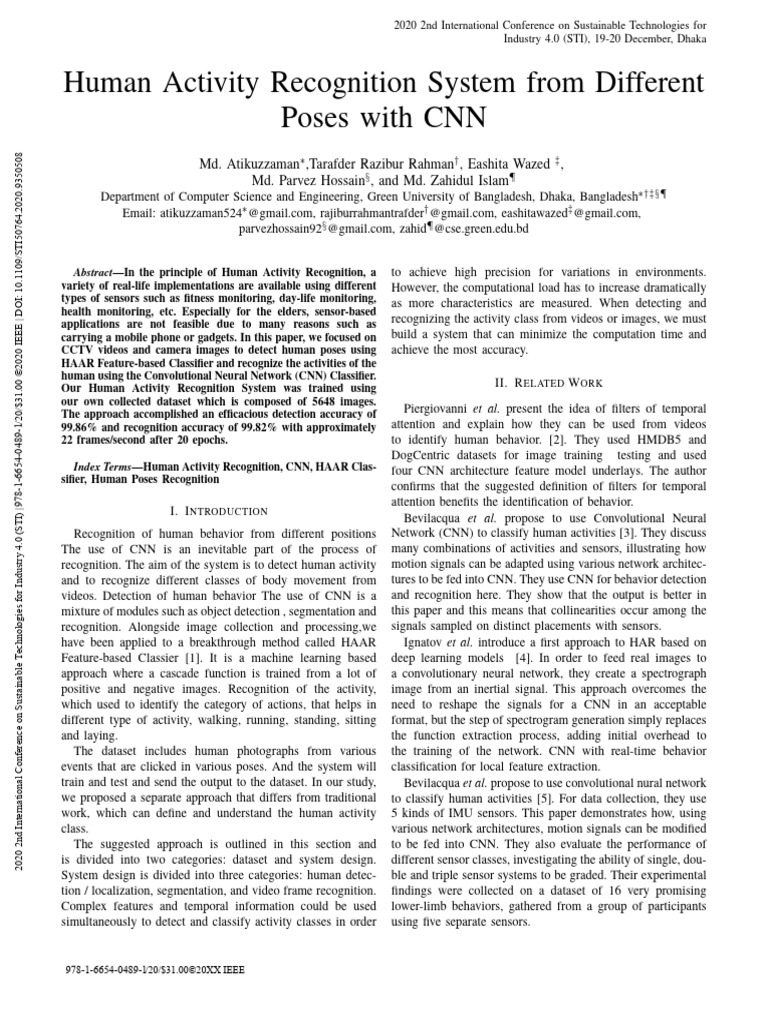 Human Activity Recog Paper1 | PDF | Image Segmentation | Artificial Neural Network