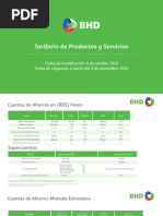 B_Tarifario_Banco_BHD_febrero_2025_f369a855a7 | PDF | Tarjeta de débito ...