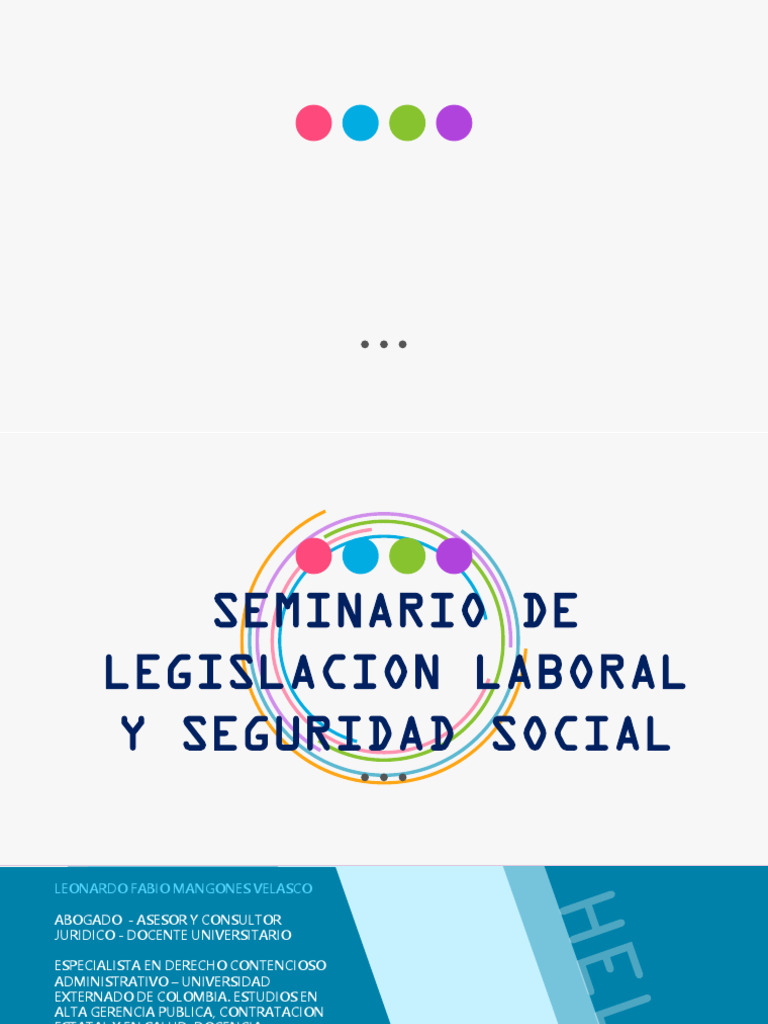 Seminario de Legislacion Laboral y Seguiridad Social 2024 - Insteco ...