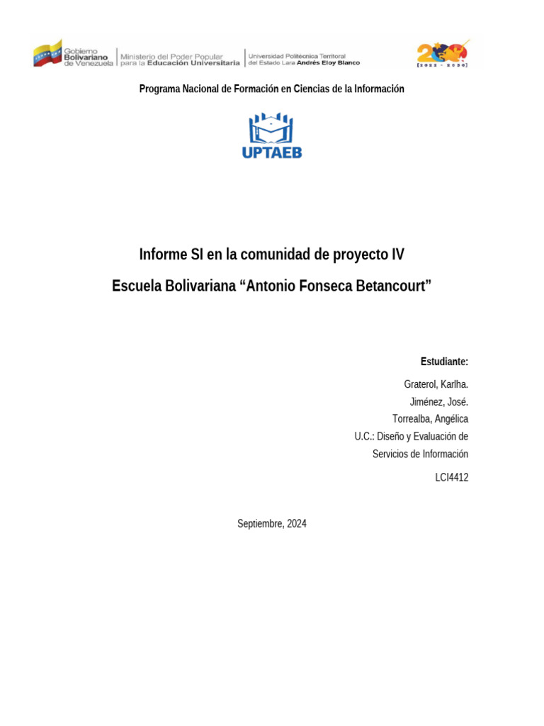 Evaluación de Servicios de Información Escolar | PDF | Biblioteca escolar | Aprendizaje