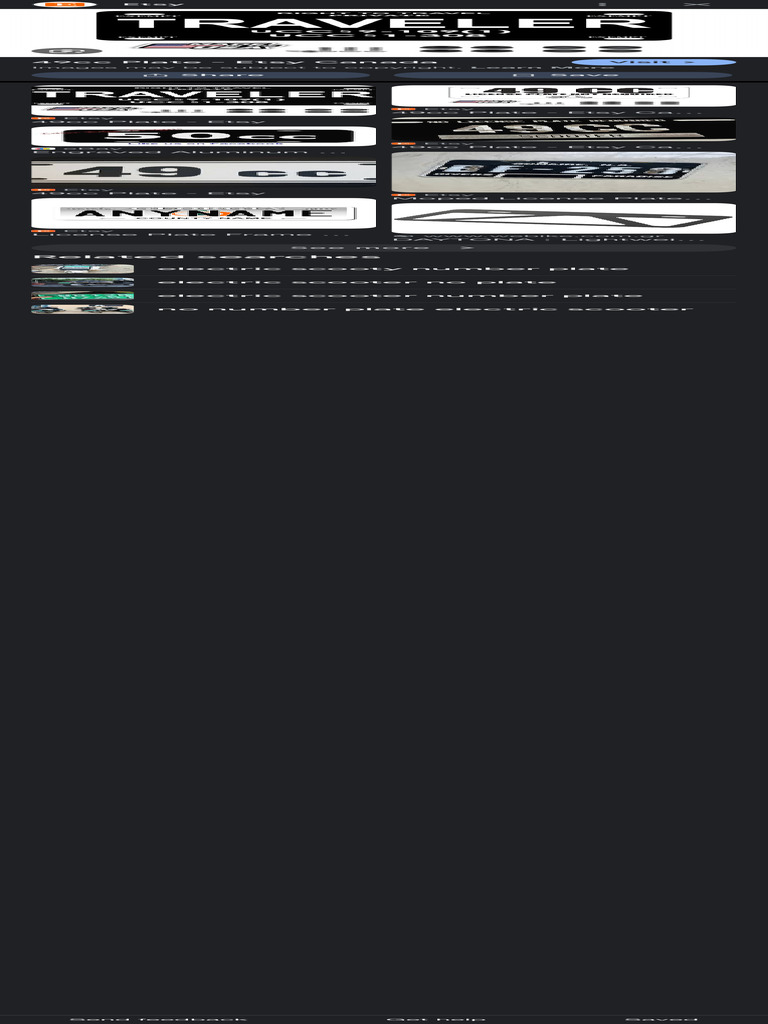 49cc Scooter License Plate - Google Search | PDF