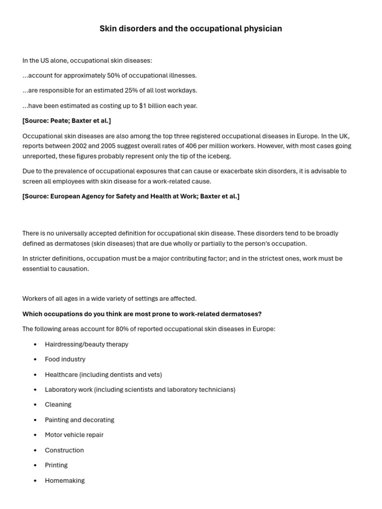 Module 1 - Dermatology | PDF | Skin | Health Care