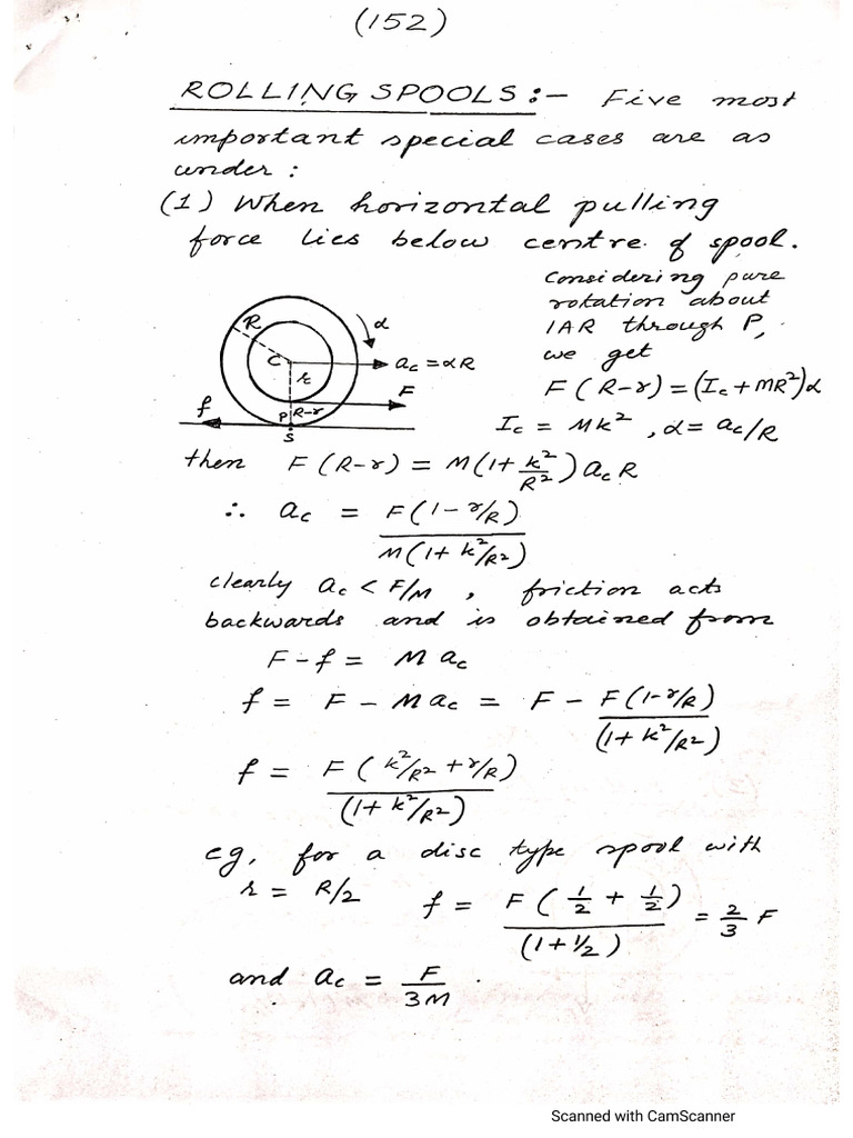 Rotational Mechanics-5 | PDF