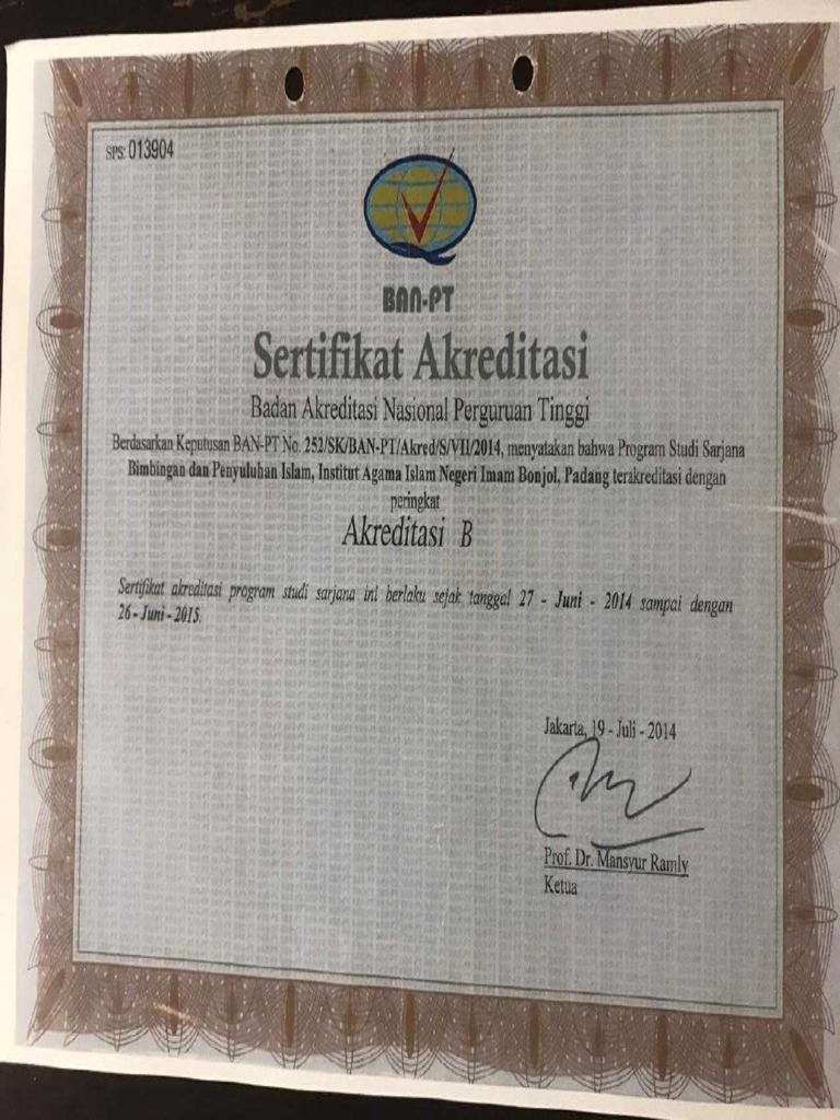 Akreditasi Gabungan | PDF