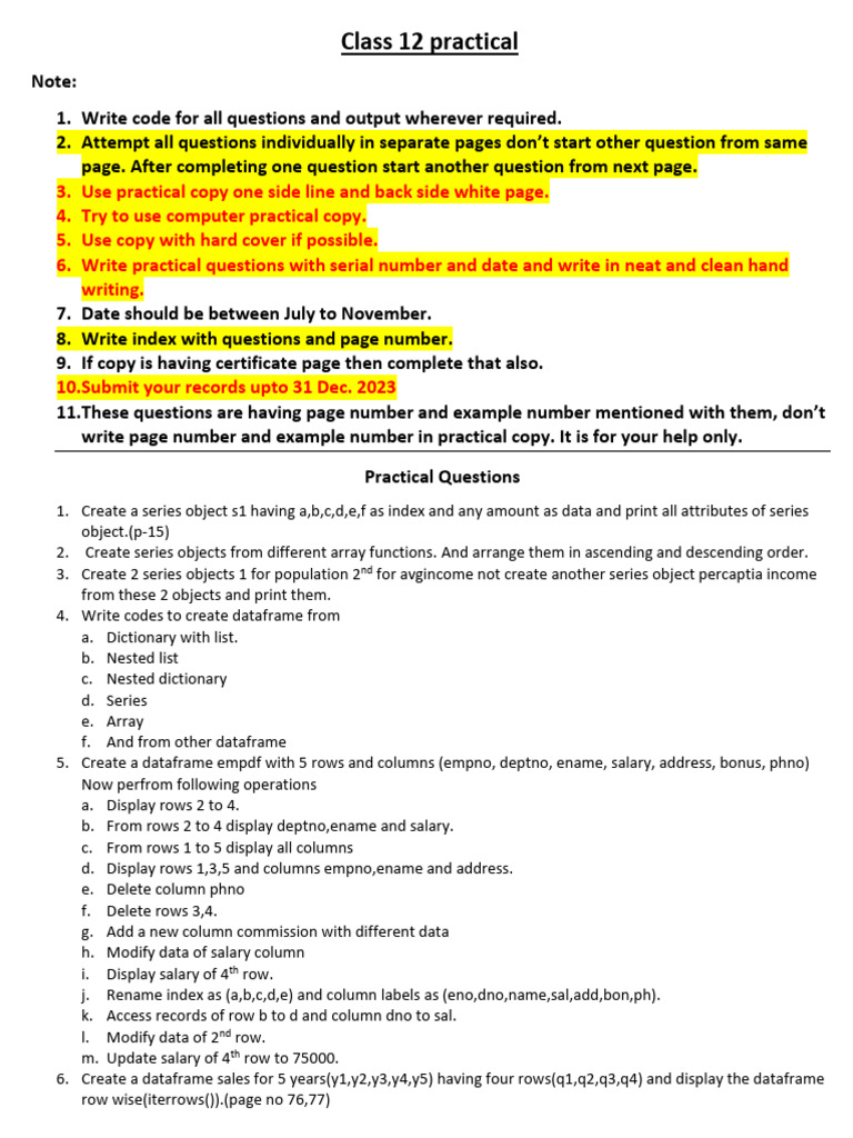 Class 12 IP Practical TASK | PDF | Computer Data | Data Management