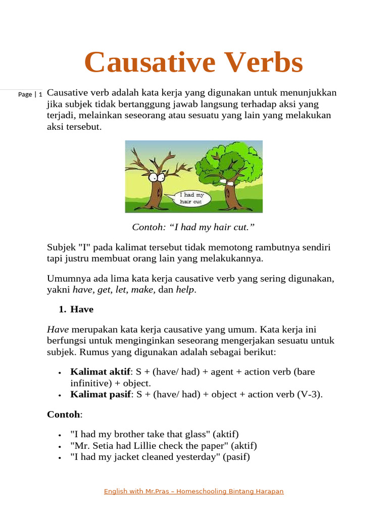 Causative Verbs | PDF