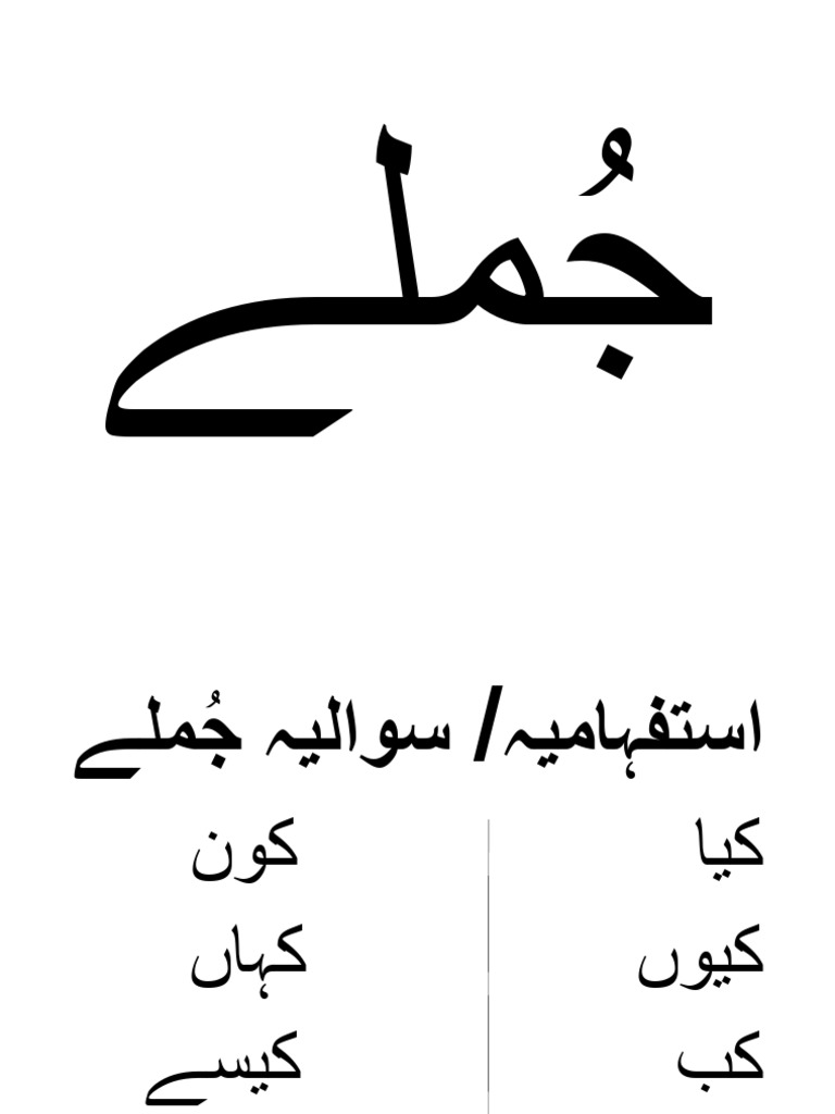 Grade 3rd Urdu Activity | PDF