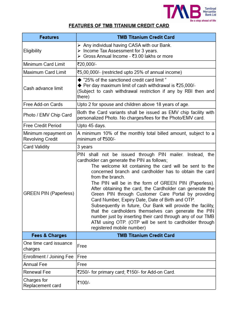 CRCRD Titanium | PDF | Credit Card | Payments