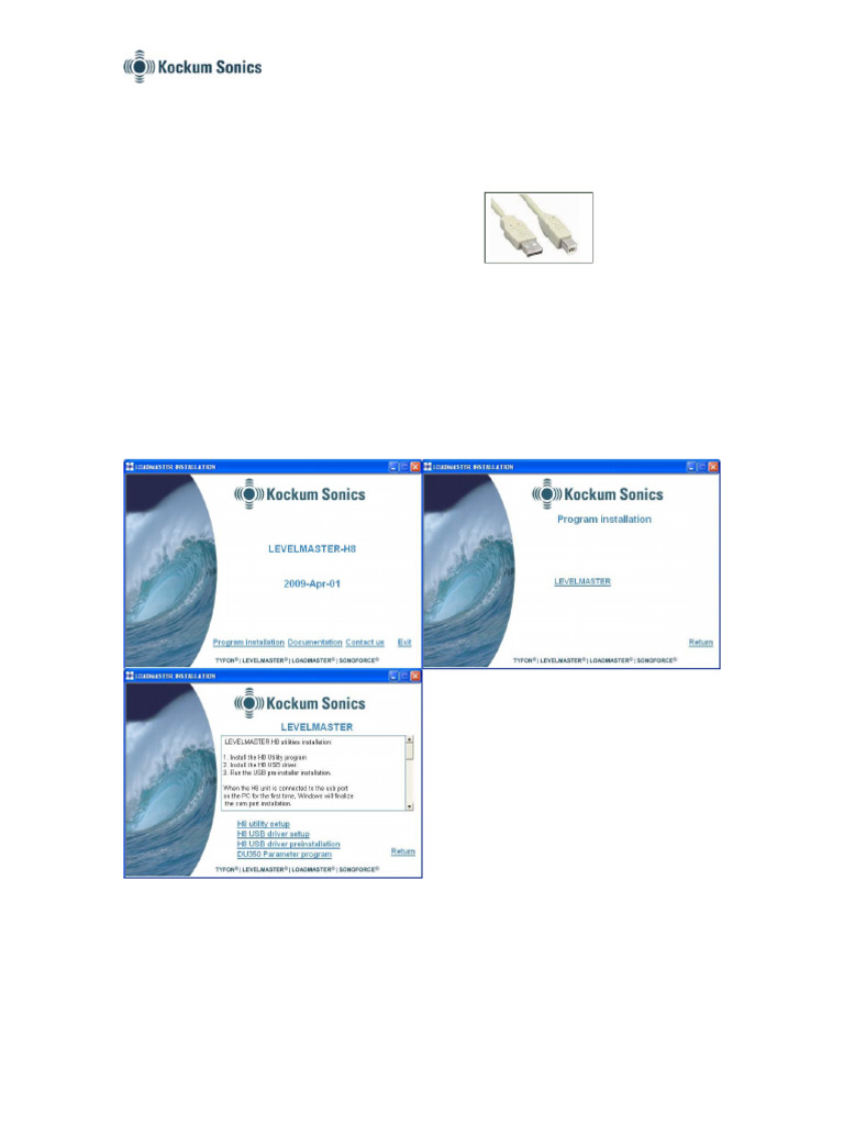 Getting Started With USB Connection To H8 System | PDF | Installation ...