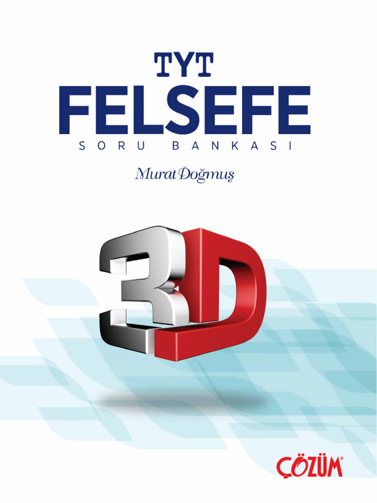 3D Felsefe TYT Soru Bankası | PDF