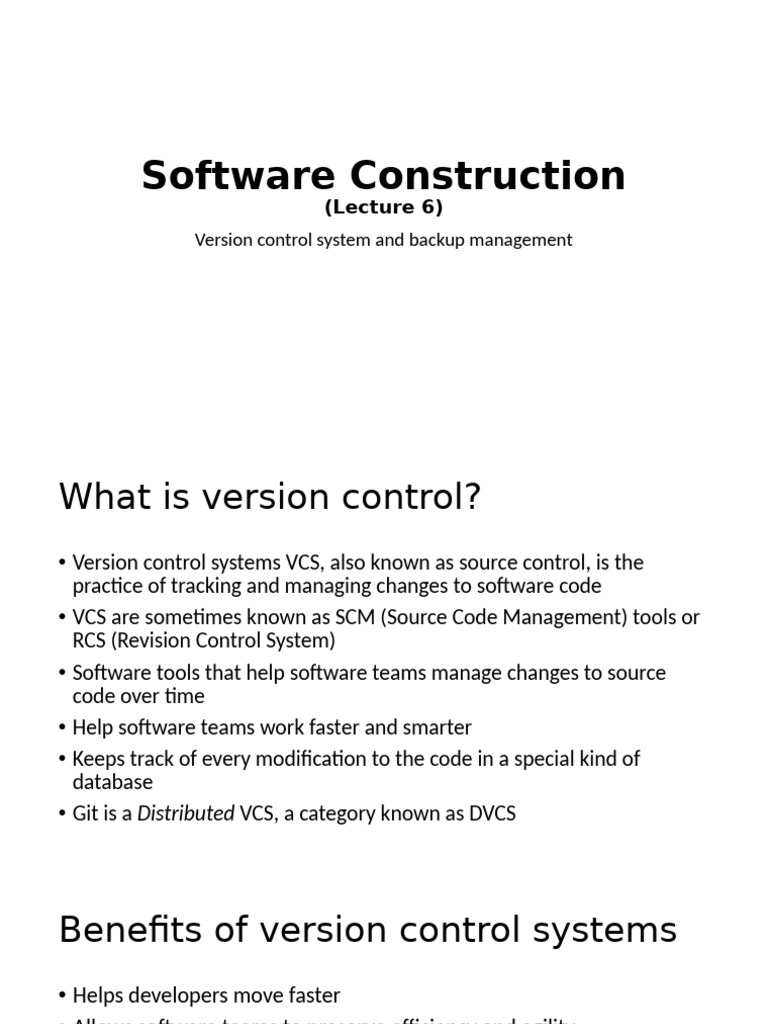 Version Control and SCM Best Practices | PDF | Version Control | Information Technology Management