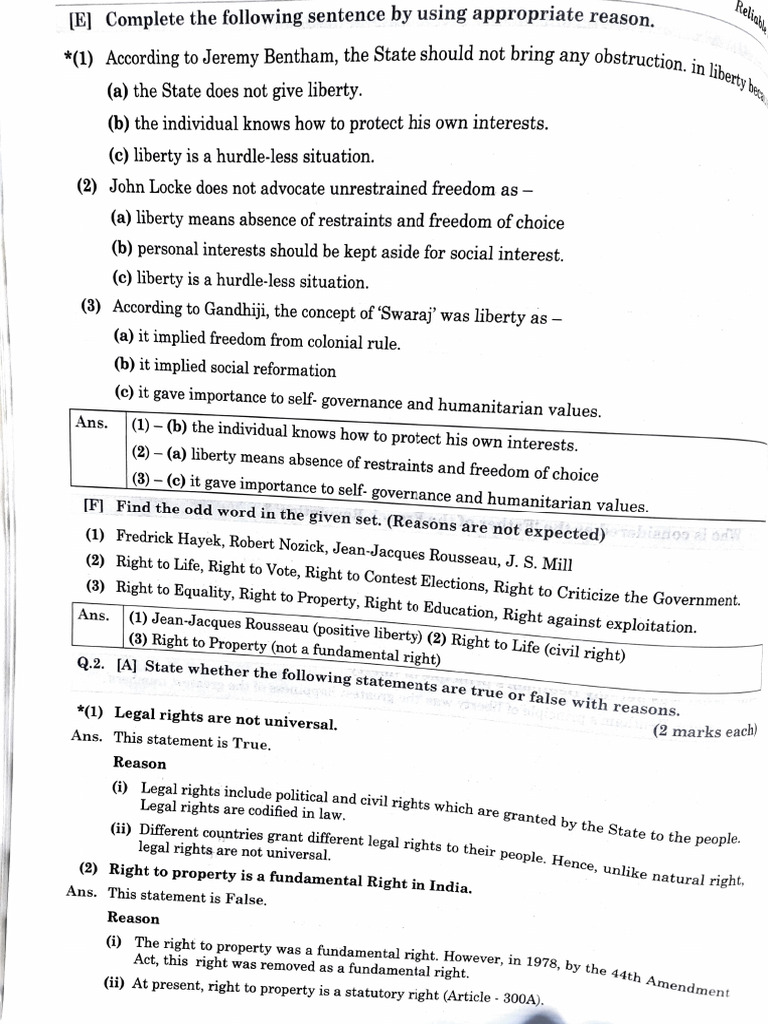 CHP 2 | PDF | Rights | Liberty