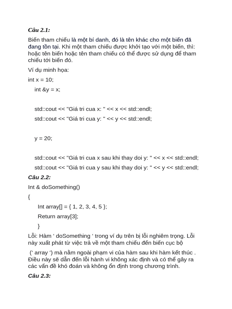 Lap Trinh Huong Doi Tuong | PDF