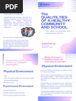 Characteristics of Healthy Environments | PDF | Natural Environment ...