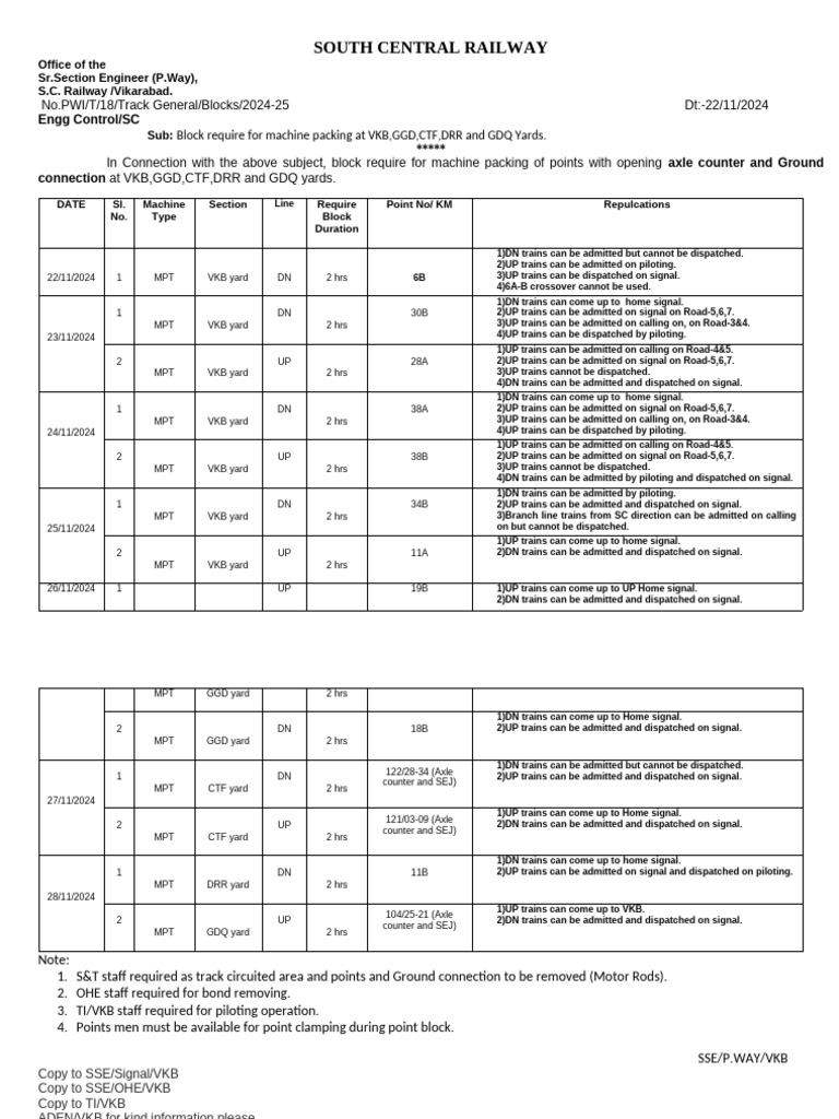 MPT GGD | PDF | Rail Infrastructure | Transportation Engineering