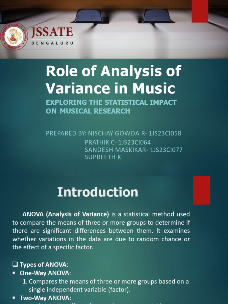 Maths Anova Final | PDF | Analysis Of Variance | Statistics
