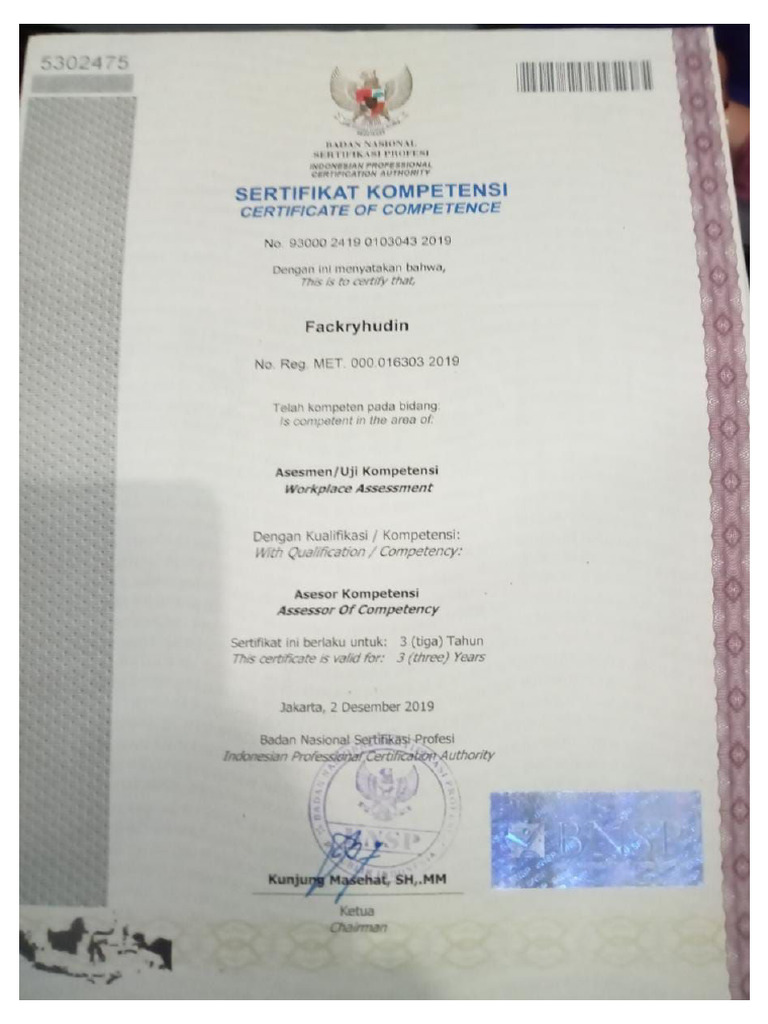 Kompetensi Asesor-Dikonversi | PDF