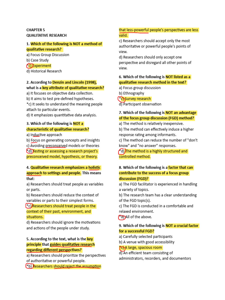 Chapter 5 - FM | PDF | Focus Group | Qualitative Research