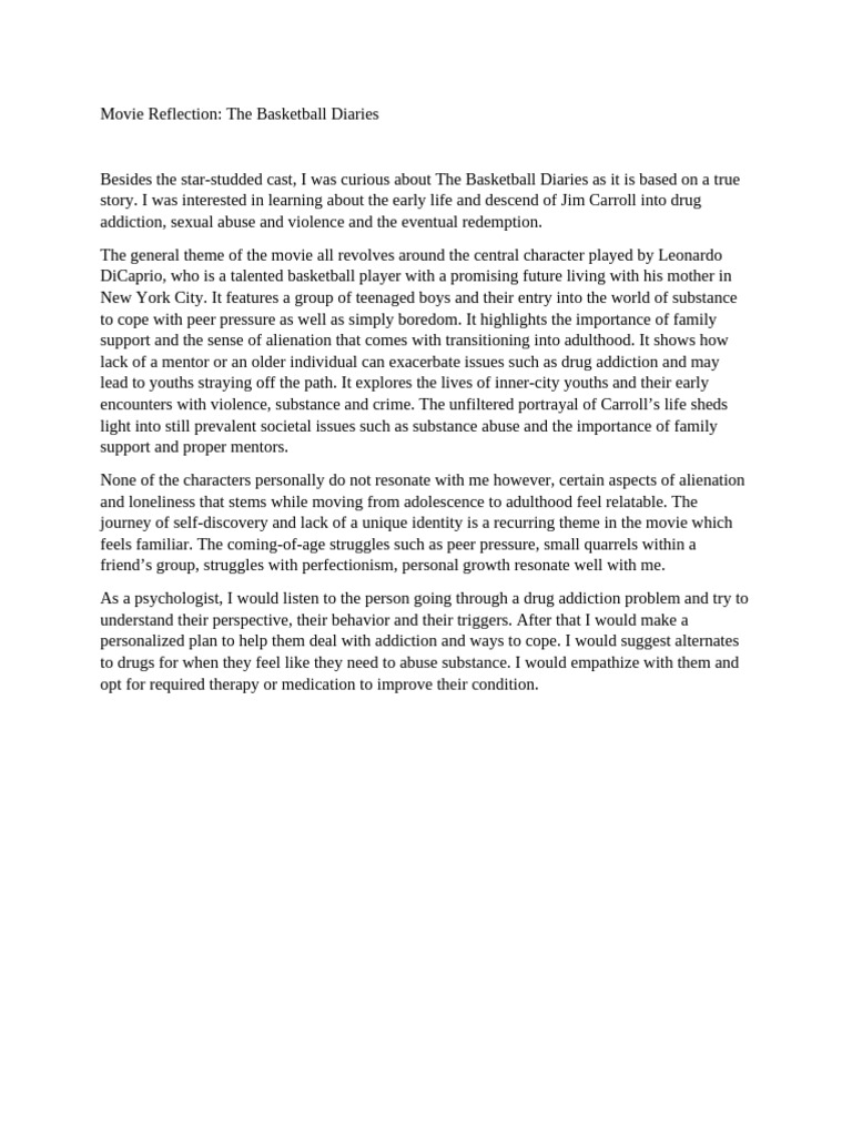 Movie Reflection | PDF