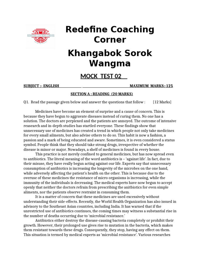 MC2 English | PDF | Antimicrobial Resistance | Medicine