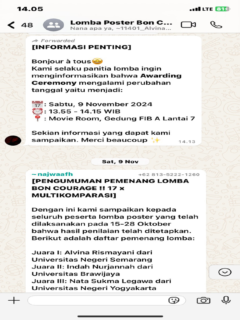 Undangan Lomba | PDF