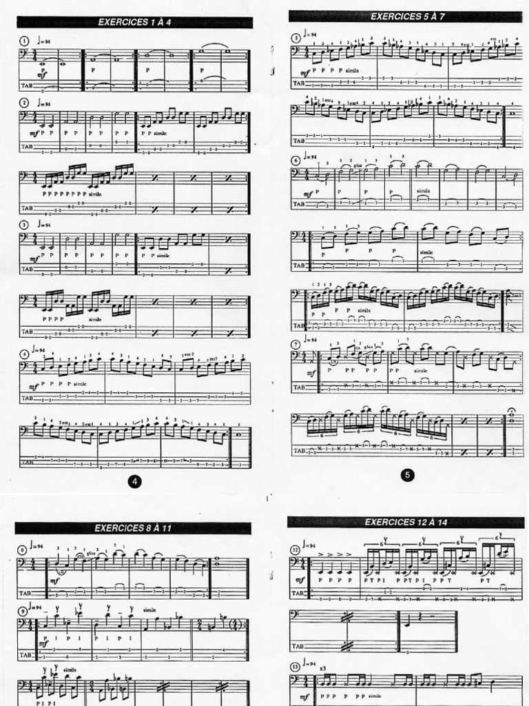 Mulot, Pascal - La Technique Du Slap A La Basse | PDF