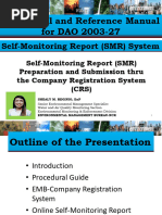 DENR EMB MC 2016 001 CMR Submission Online | PDF